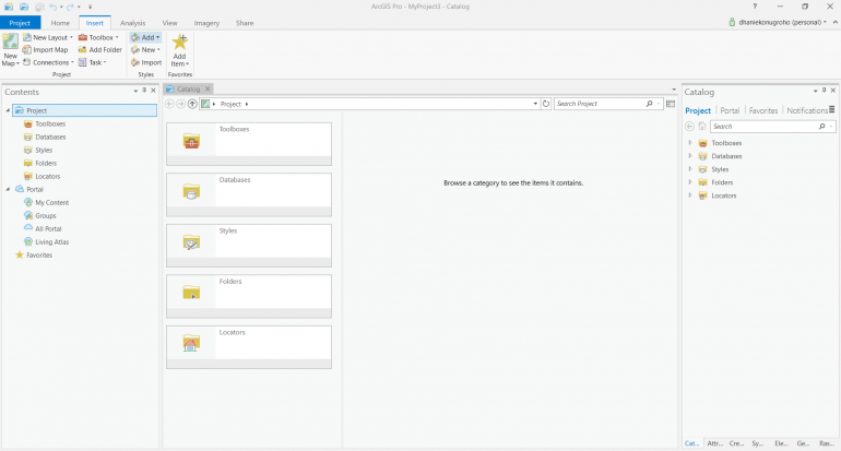 ArcGIS Tutorial - Create a New Project on ArcGIS Pro