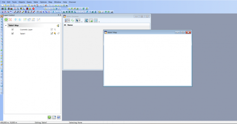 Mapinfo for Beginner - How to create new table on Mapinfo