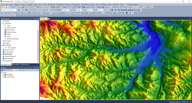 How To Create Dtm From String On Micromine Gis Tutorial