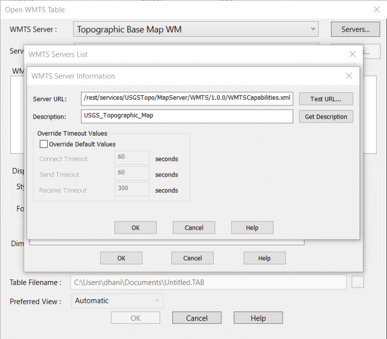 How to add Online Topography Data (WMTS) to Datamine Discover 2016 | GIS Tutorial