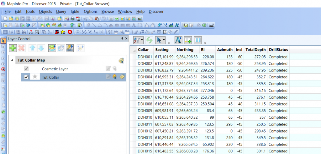 How To Import Mapinfo Table To Micromine Gis Tutorial