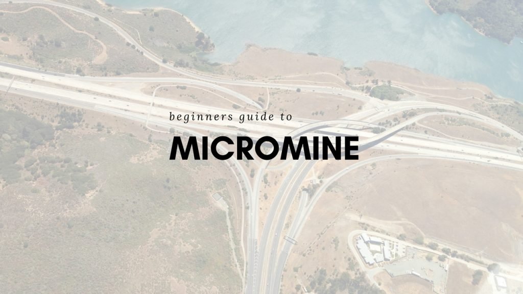 micromine tutorial - GIS Tutorial