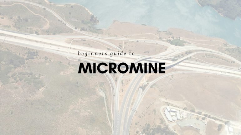 micromine tutorial - GIS Tutorial