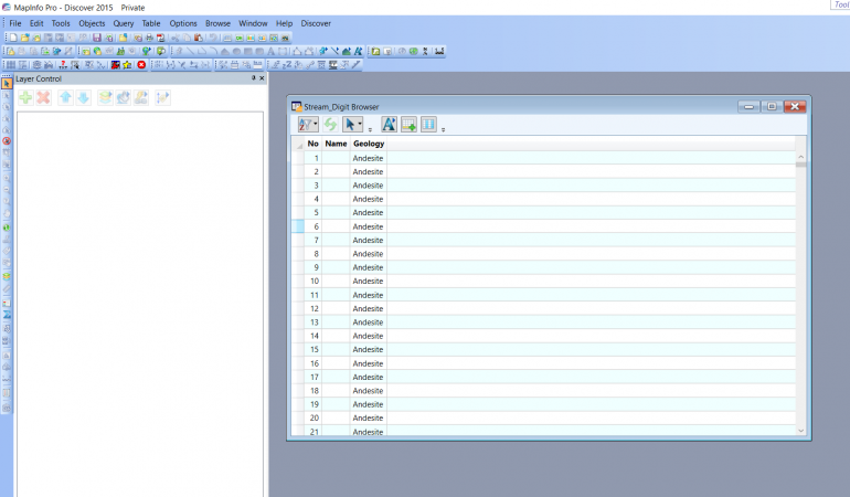 How to update column in Mapinfo Professional - GIS Tutorial