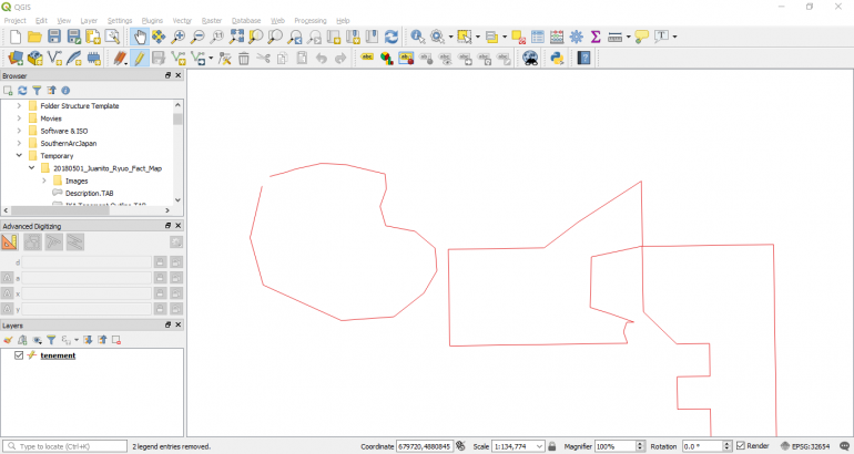 How to convert polyline to polygon on QGIS 3.0 - GIS Tutorial