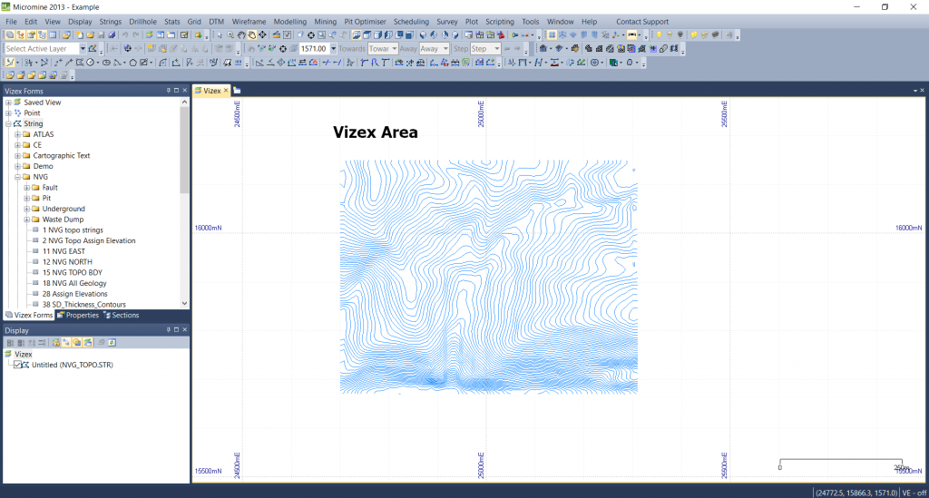 Micromine For Beginners How To Display String File In Micromine