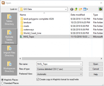 How to Open CSV File on Mapinfo Professional - GIS Tutorial