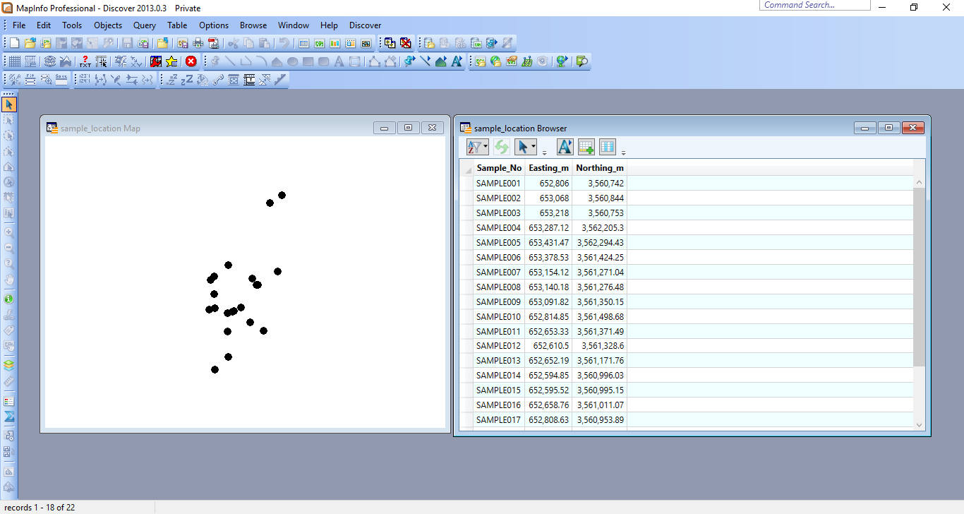 How To Update Coordinates In Mapinfo Professional Free Gis Tutorial
