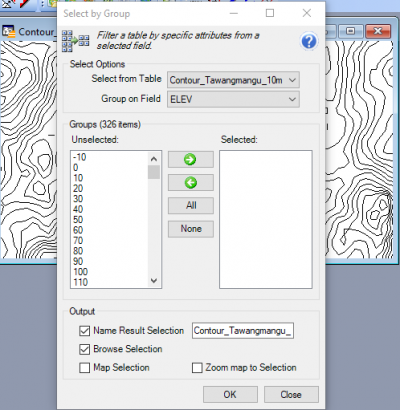 How to Select by Group on Mapinfo Professional - GIS Tutorial