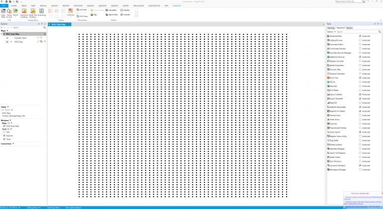 MapInfo Tutorial - Create a Surface Grid from Points - GIS Tutorial