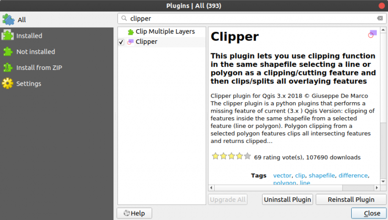 How to Clip Polygon with Another Polygon in QGIS - GIS Tutorial