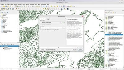How to Extract Verticles in QGIS - GIS Tutorial