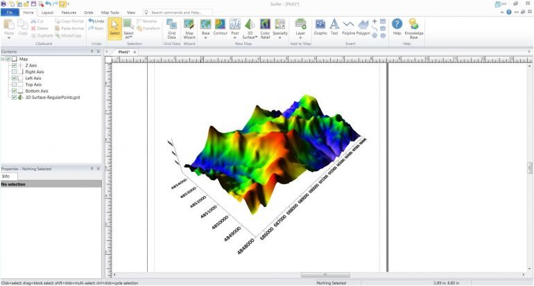 How to Create a Surface Grid Using Surfer 16 - GIS Tutorial