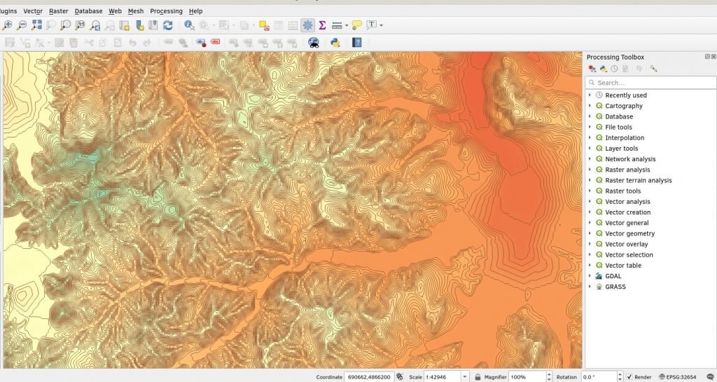How To Generate Contour From An Elevation Grid In QGIS GIS Tutorial