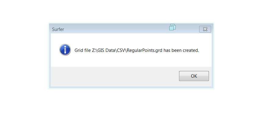 How To Create A Surface Grid Using Surfer 16 Free Gis Tutorial
