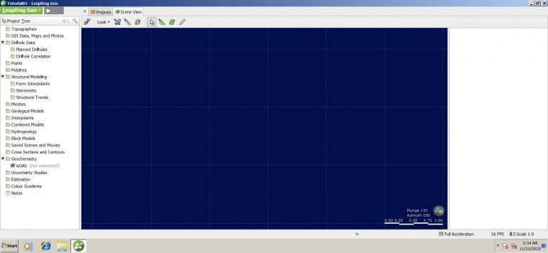 Leapfrog Geo 40 Create A New Project Gis Tutorial