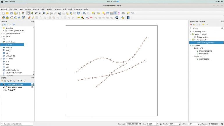 How to Create Regular Points Along the Line in QGIS - GIS Tutorial