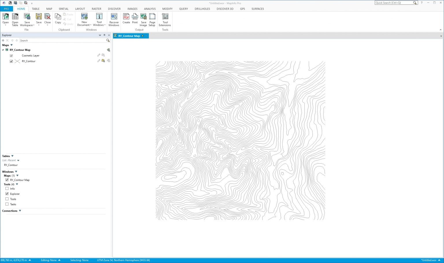 How to Open Mapinfo Table in Micromine - GIS Tutorial