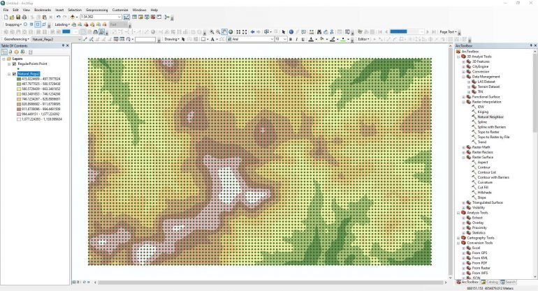 How to Create Surface Grid in ArcMap - GIS Tutorial