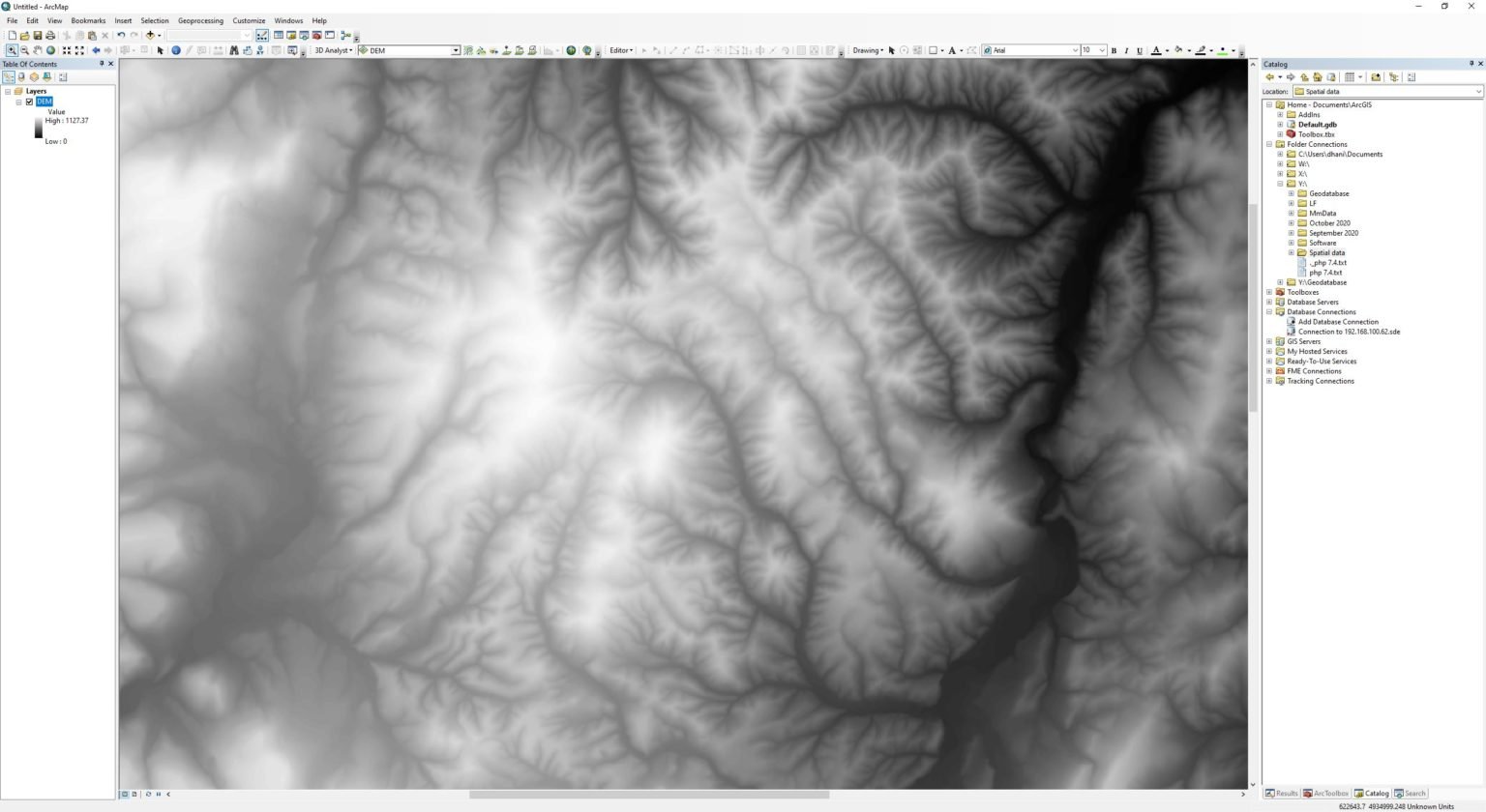 How To Create Catchment Area On Arcgis Gis Tutorial