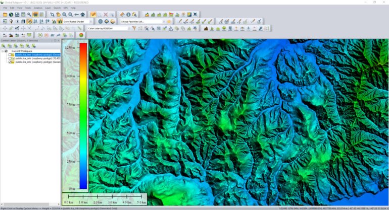 How to Create DEM from Contour using Global Mapper - GIS Tutorial