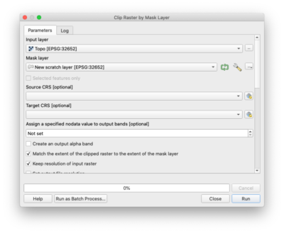 How to Clip Raster Against Polygon in QGIS - GIS Tutorial