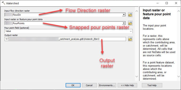 How To Create Catchment Area On Arcgis Gis Tutorial