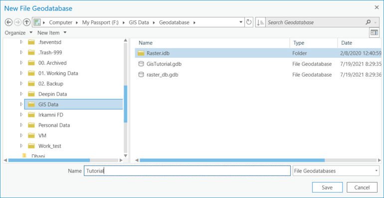 How to Create a New File Geodatabase in ArcGIS Pro - GIS Tutorial