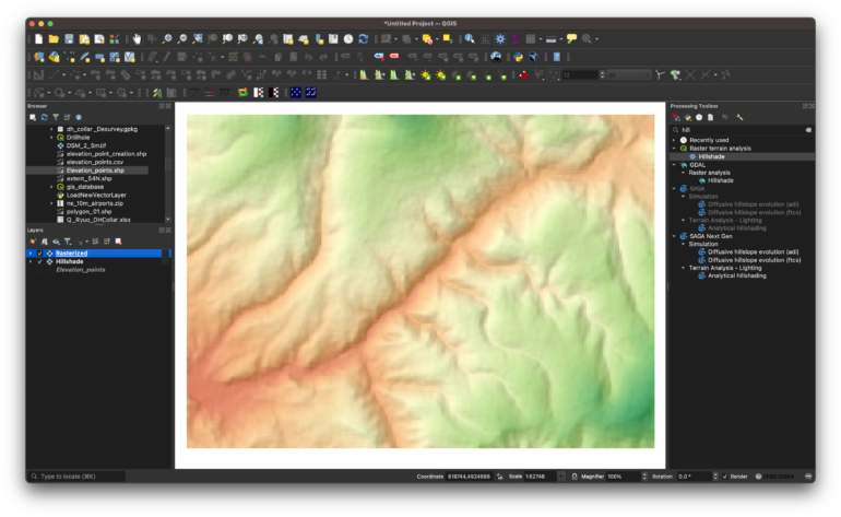 How to Create Raster from Points in QGIS - GIS Tutorial