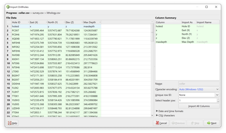 How To Import Drillhole To Leapfrog Geo Gis Tutorial