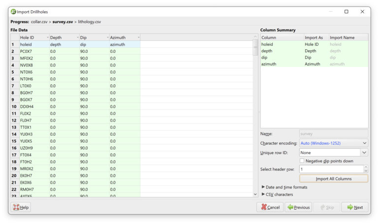 How To Import Drillhole To Leapfrog Geo Gis Tutorial