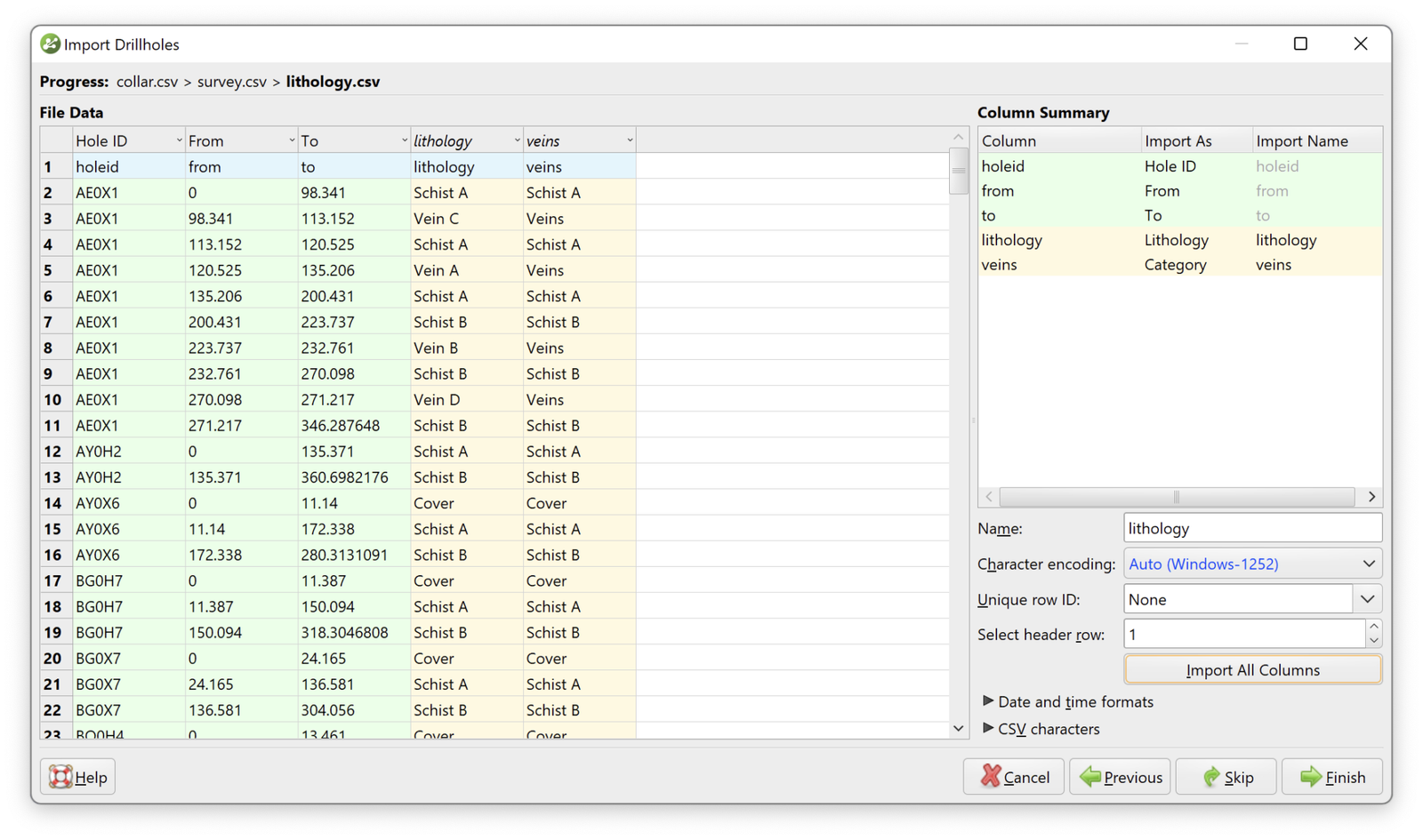 How To Import Drillhole To Leapfrog Geo Gis Tutorial