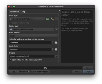How to Assign Elevation from a DEM in QGIS - GIS Tutorial