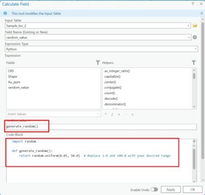 How to Generate Random Values on ArcGIS Pro Table - GIS Tutorial
